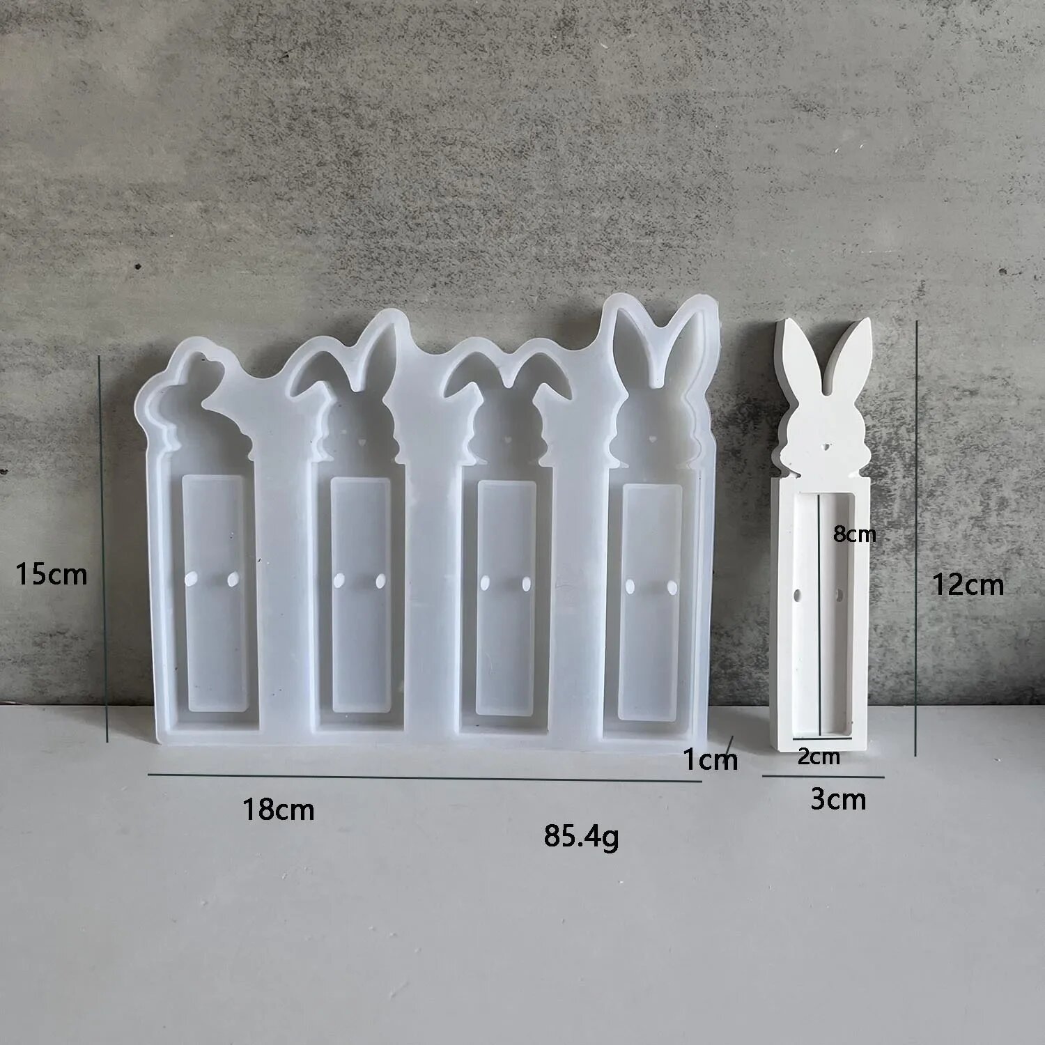 Силиконовая форма для шоколада в форме зайца