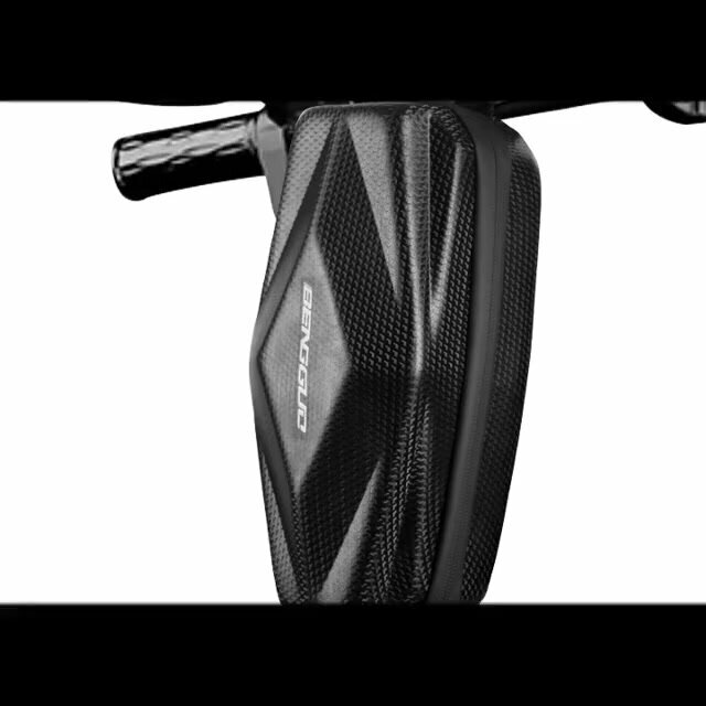Сумка на руль велосипеда/сумка под раму 25x12.5x9 см, черная