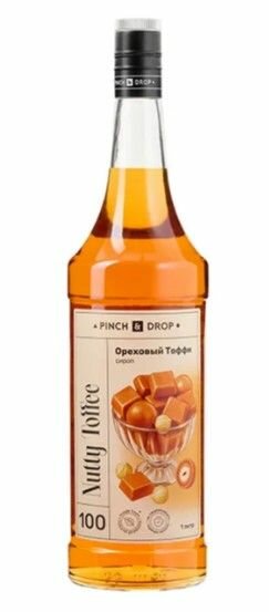 Сироп "Тоффи Ореховый" Pinch&Drop; стекло; 1л.