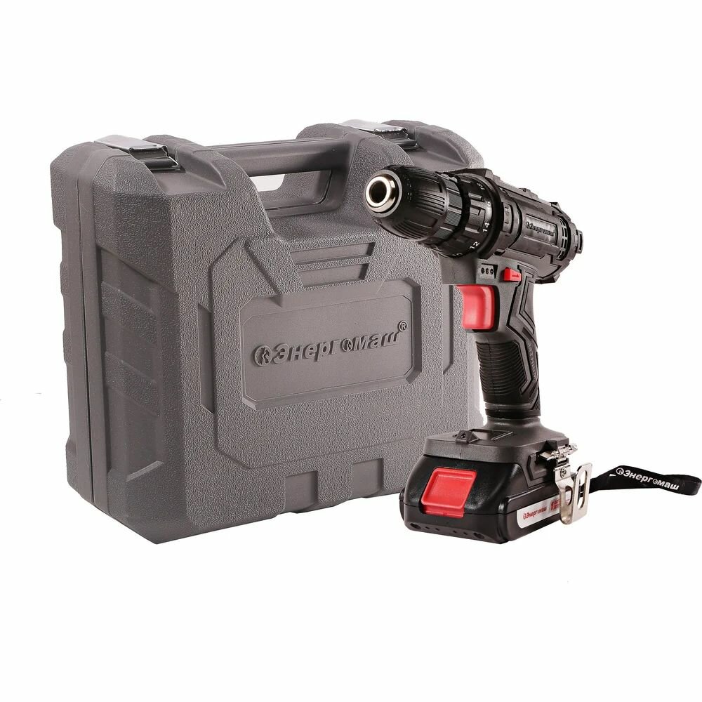 Аккумуляторный шуруповерт Энергомаш ДШ-18К