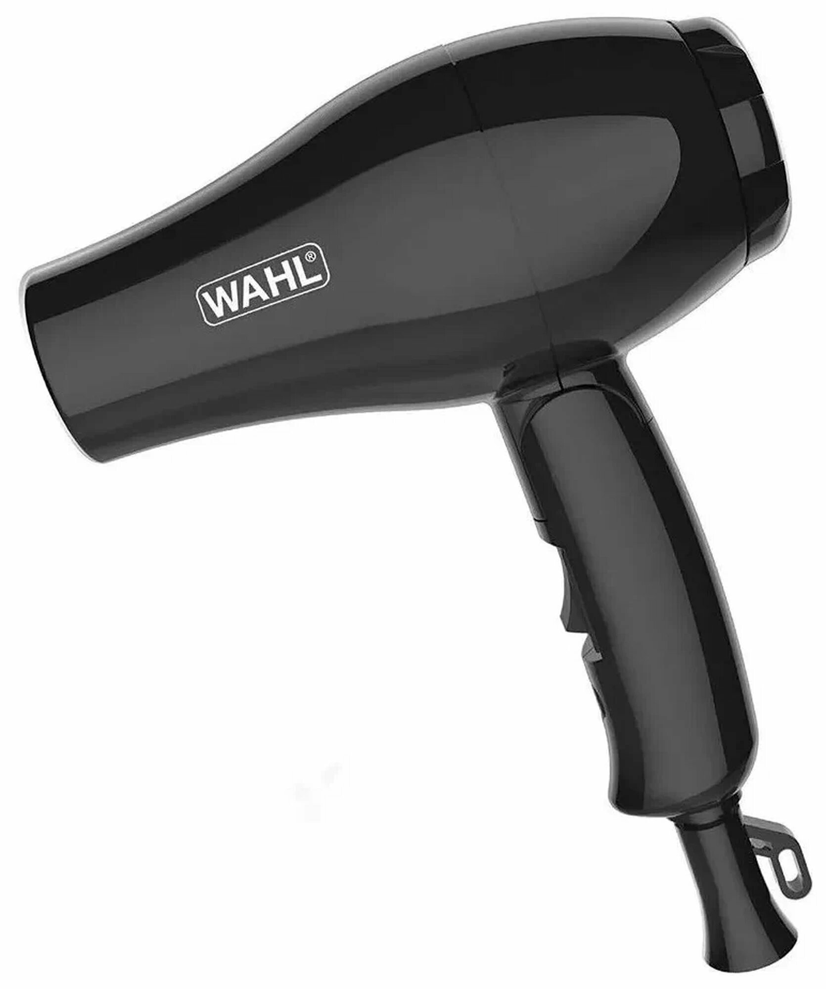 Фен Wahl 3402-0470, складной, 2 скорости, 2 насадки, цвет черный