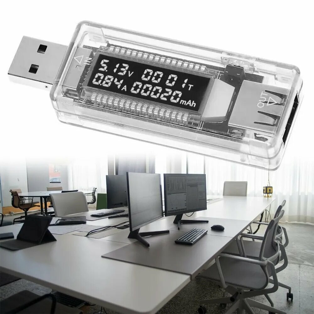 USB тестер питания 20В/3.3А — фото 1