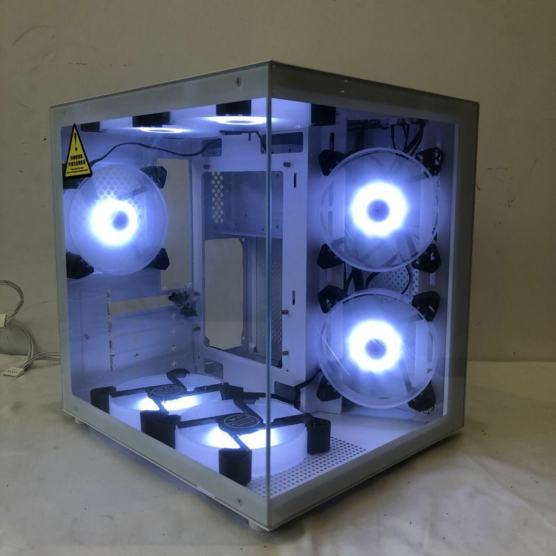 Корпус для компьютера MINI Host MATX, настольный, для сборки DIY, игровой, с прозрачной боковой панелью, корпус для киберспорта с водяным охлаждением