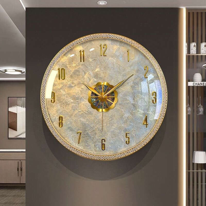 Новые настенные часы, роскошные часы для гостиной, настенные часы с высококачественным корпусом, бесшумные часы, интернет-знаменитости, универсальные часы для дома