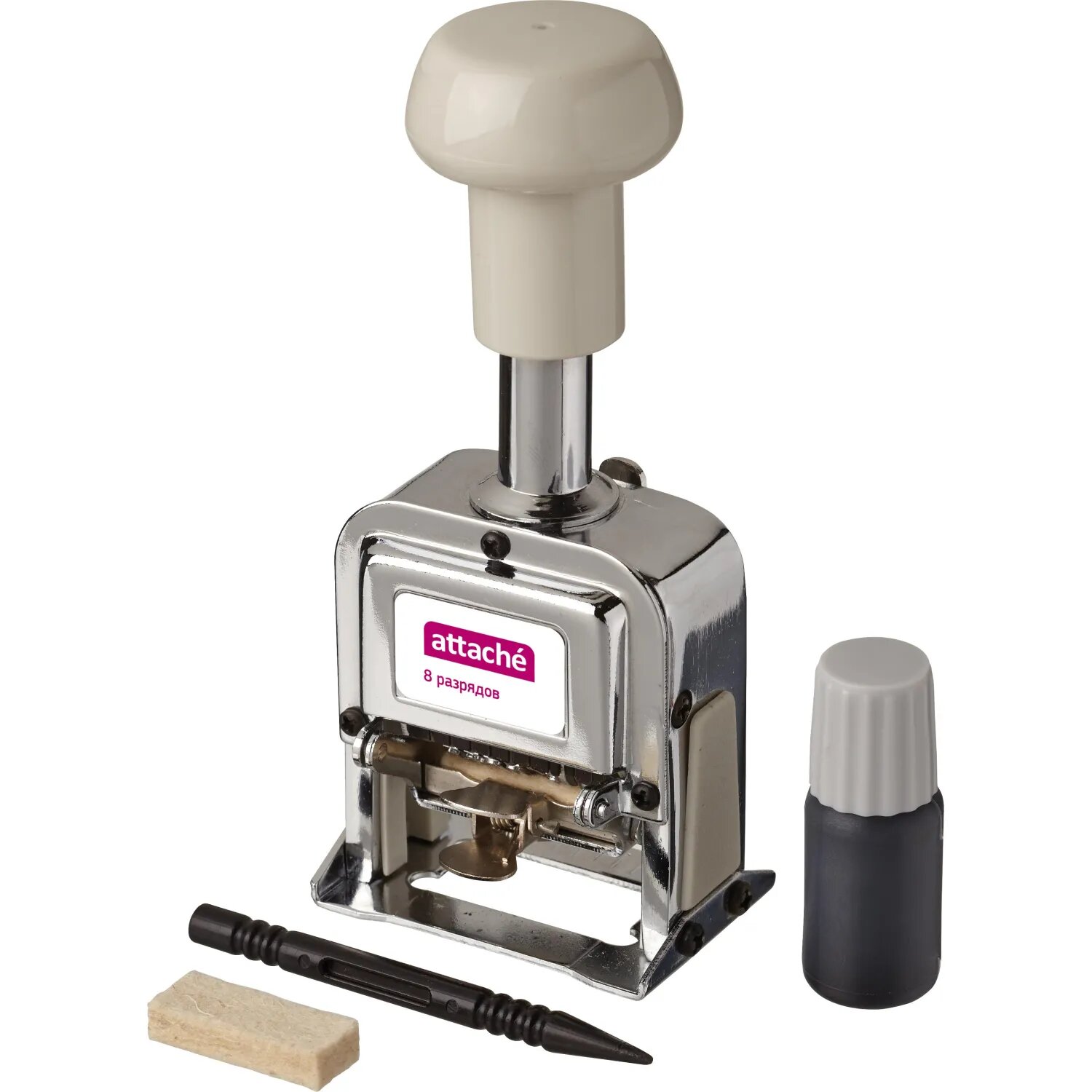 Нумератор автоматический Attache 8-и разрядный 4.8мм.