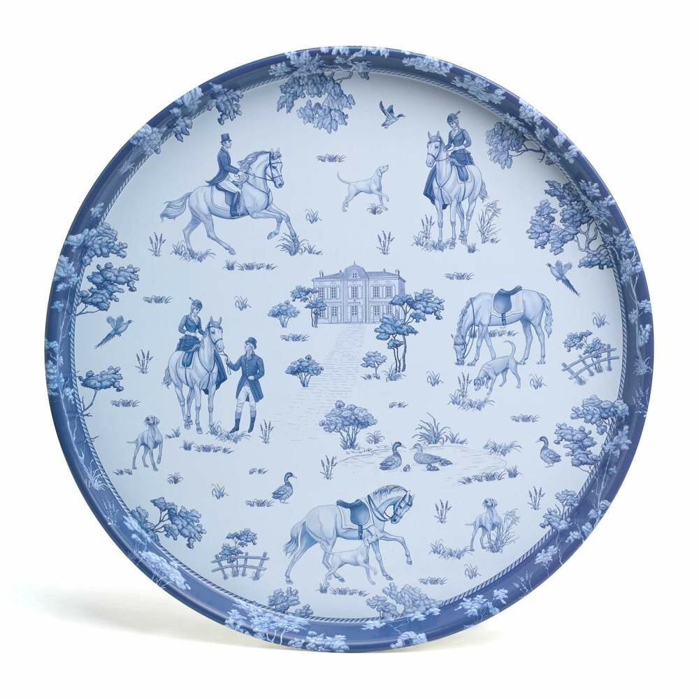 Поднос стальной 33*2.1см "De jouy"