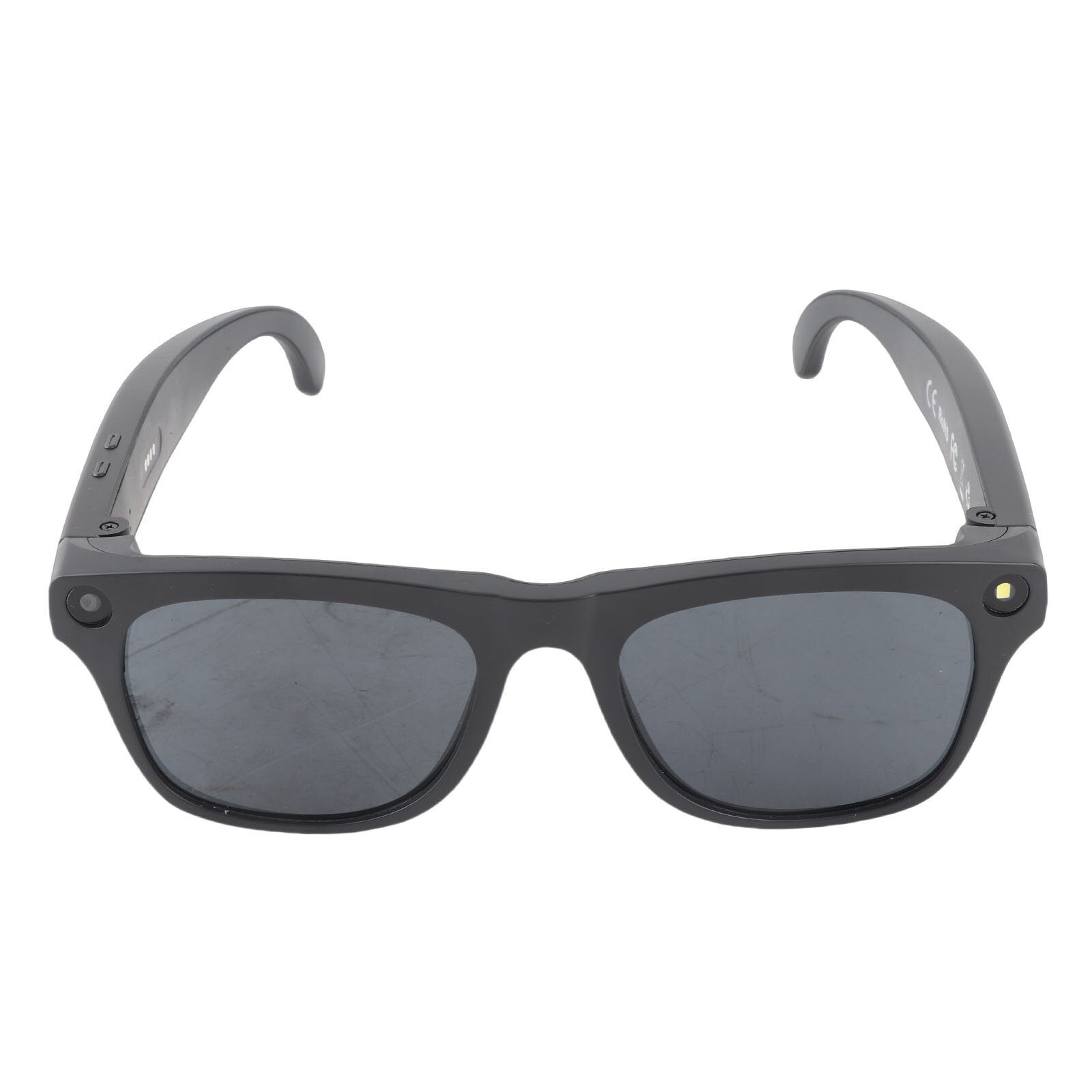 Smart Glasses 4K камера с флеш -двойными динамиками Bluetooth 5.4 очки AI Sound Assistant Visual Dialoge в реальном времени перевод музыки воспроизведение черное