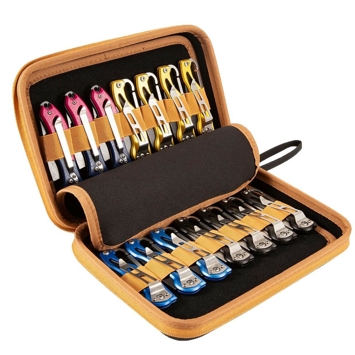 Набор ножей для западного шеф-повара, сумка для ножей, чехол для ножей, хлопковая ткань, кожаная сумка для ножей, складная сумка для ножей, сумка для ножниц