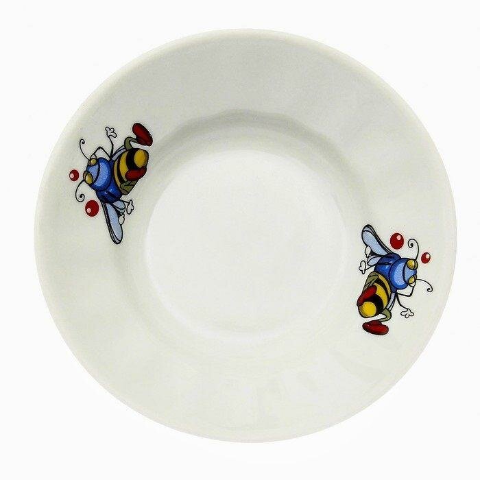 Блюдце фарфор 110ММ Д/варенья лесовичок ДФЗ