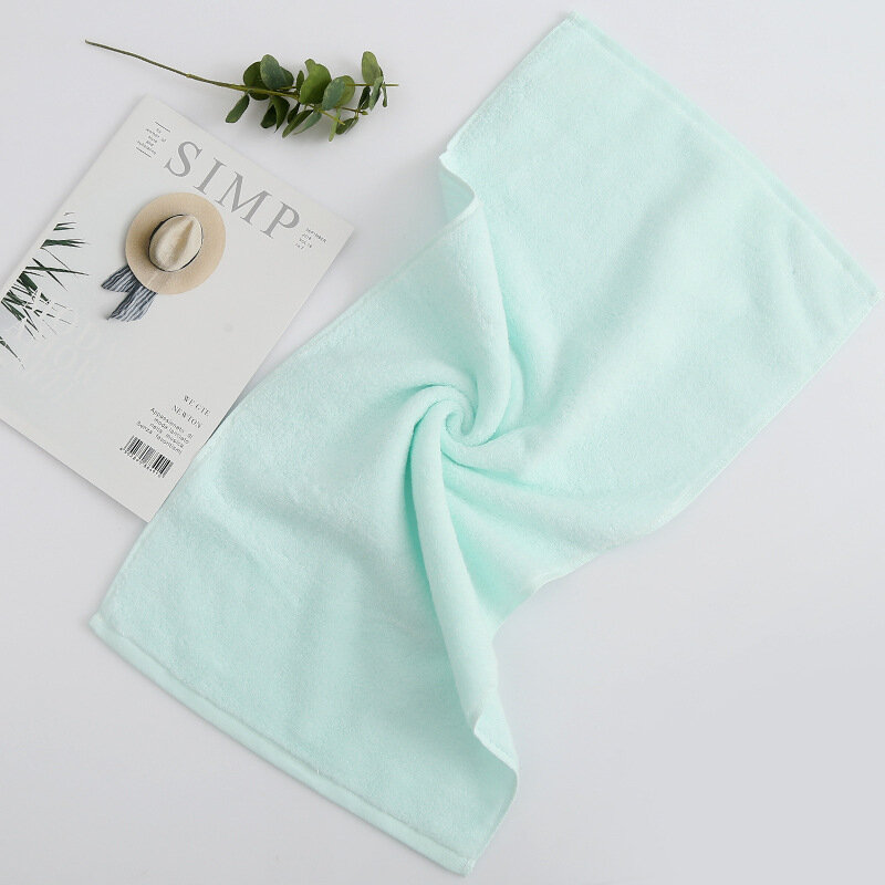 Простое полотенце длинное бархатное впитывающее полотенце для лица утолщенное впитывающее полотенце для взрослых
