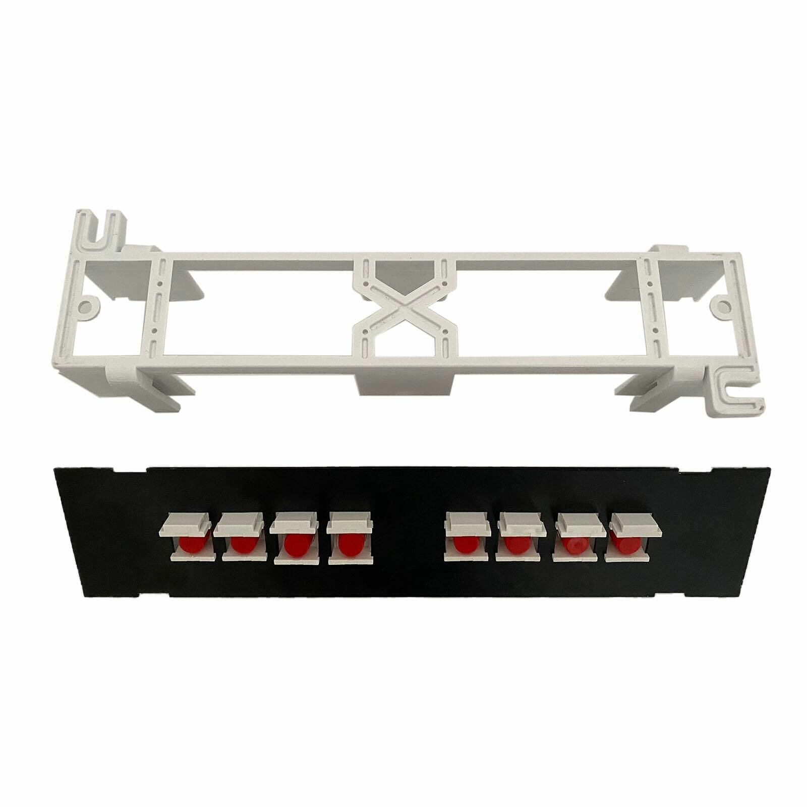 8-портовая пустая патч-панель для оптического кабеля с разъемами RJ45