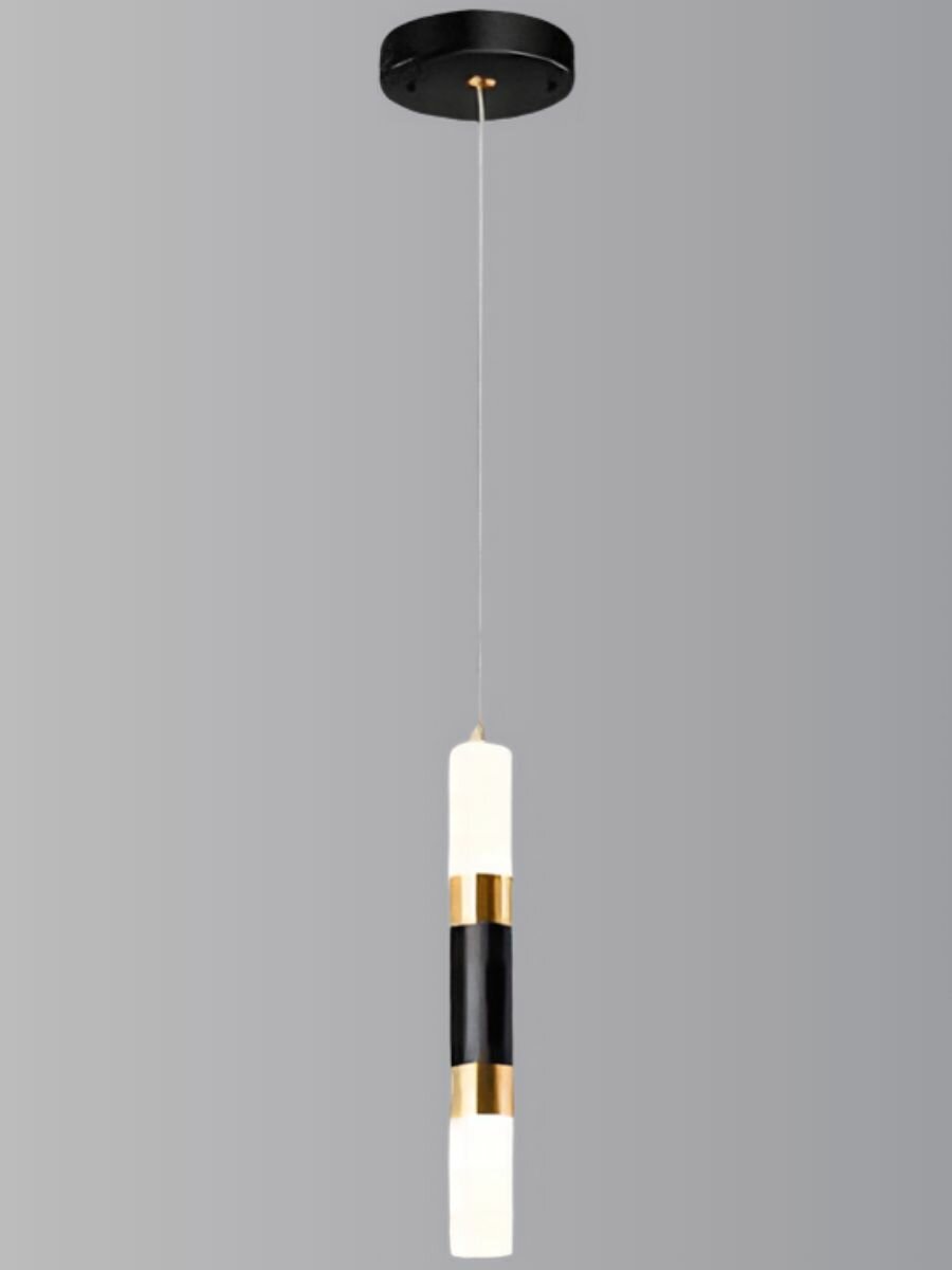 Светильник подвесной светодиодный Lanbos, LED 6 Вт, до 3 кв м, черная