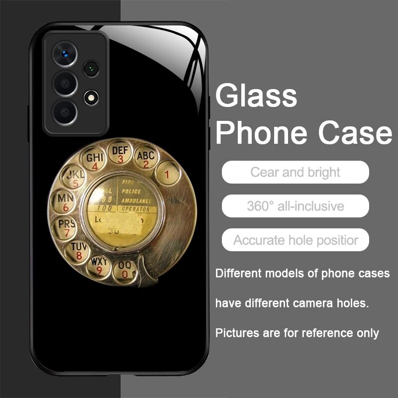 Чехол Galaxy S24 Ultra, ретро циферблат, стекло, PT-P1149T3