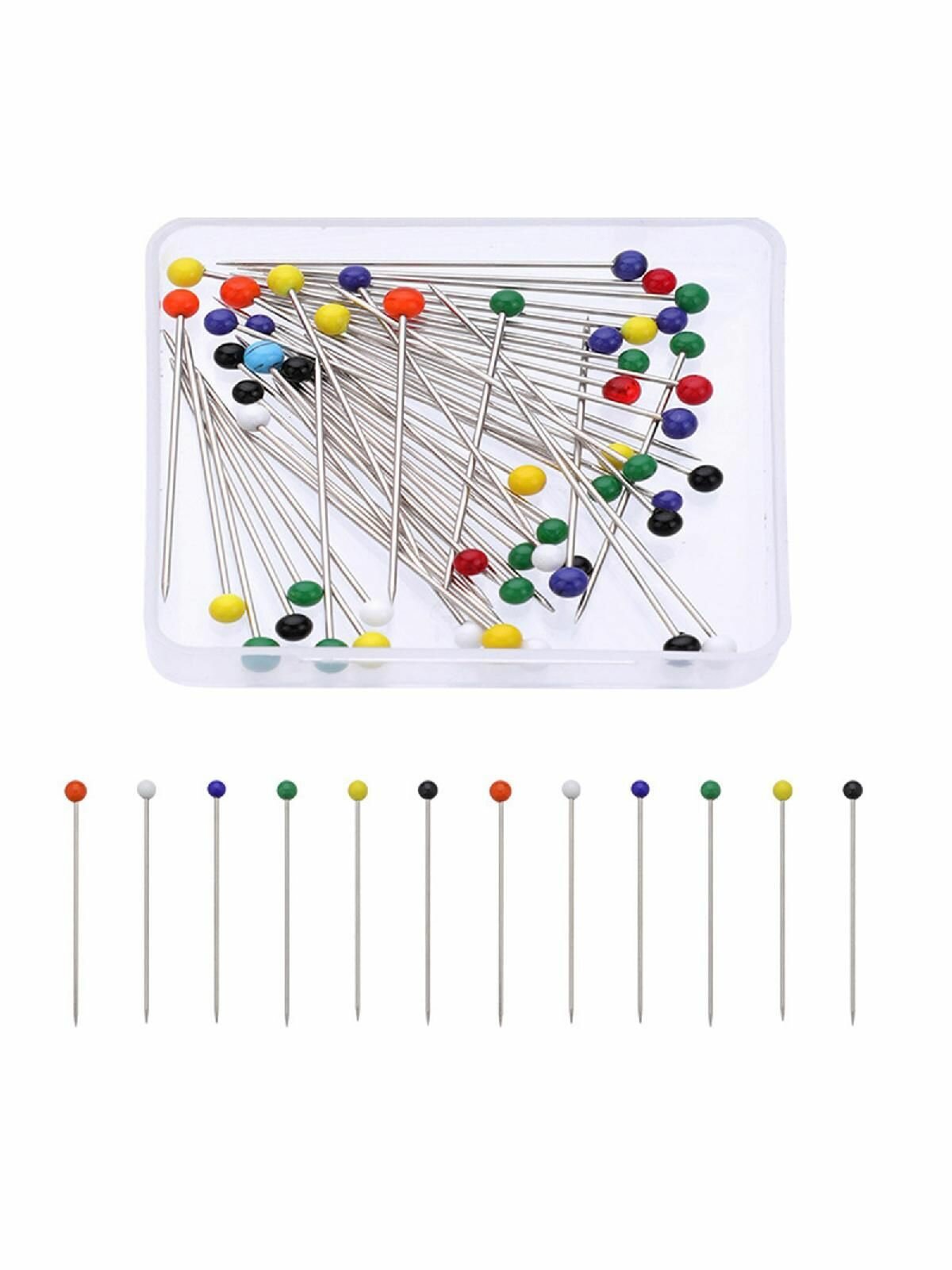 Швейные булавки для квилтинга, - 100 цветов