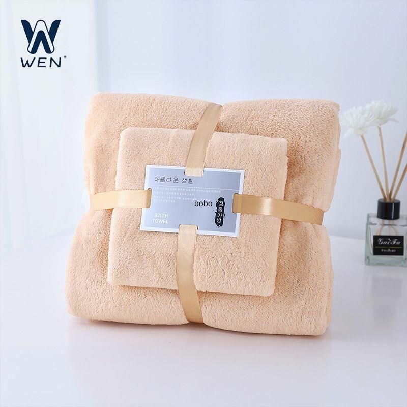 WEN*Набор полотенец для ванны, Rayon, 70x140, 35x75 см, 2 штуки.