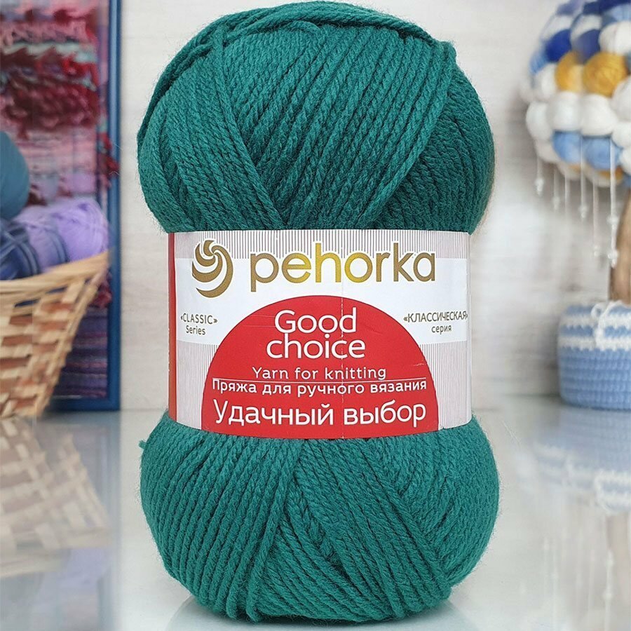 Пряжа Пехорка удачный выбор 574 тайфун (5 мотков)