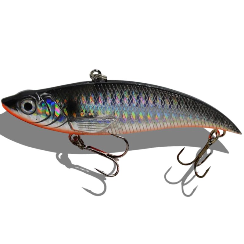 TSUYOKI Ice Fishing Vib Lures 90mm18g Eelpout Серый, H