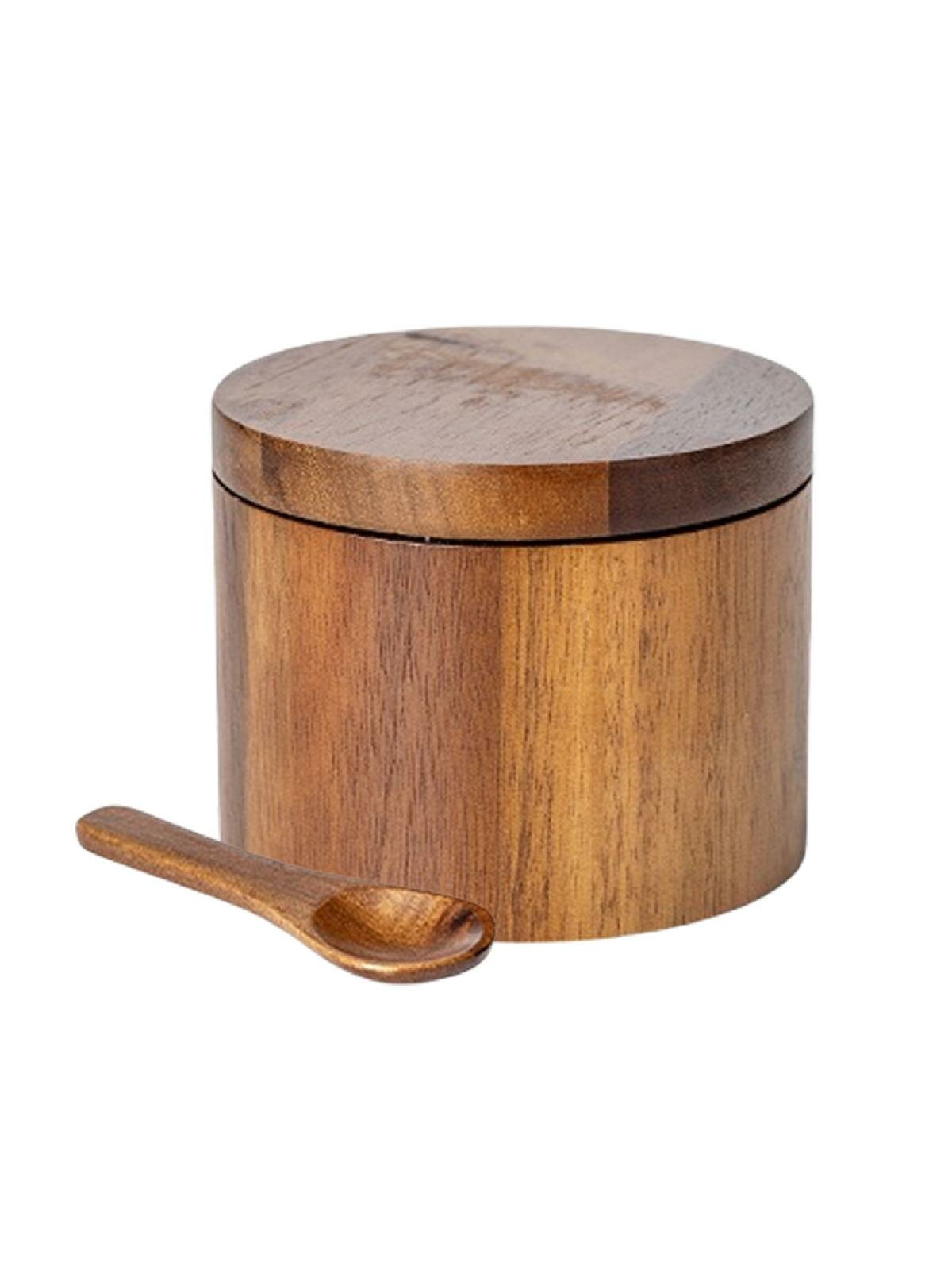 Деревянные соледержатели Практичные держатели для специй для любителей готовить