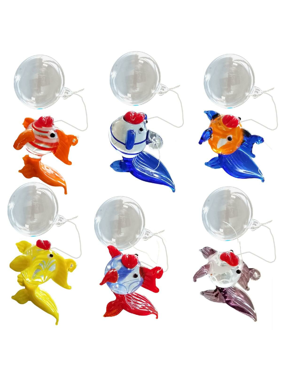 Декоративные подвесные декорации для аквариума с плавающими рыбками, брелок для автомобиля