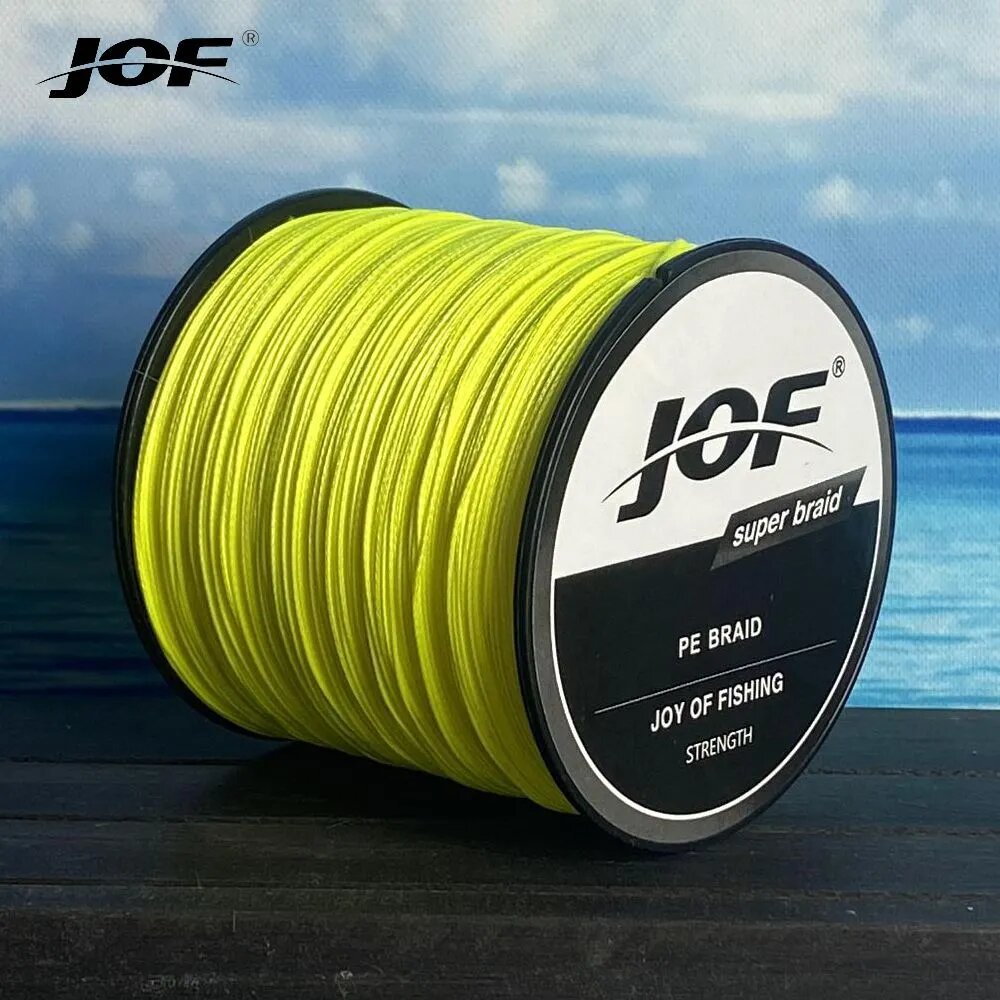 JOF 8-жильная плетеная леска, суперпрочная, для ловли хищника, 300M 500M 1000M