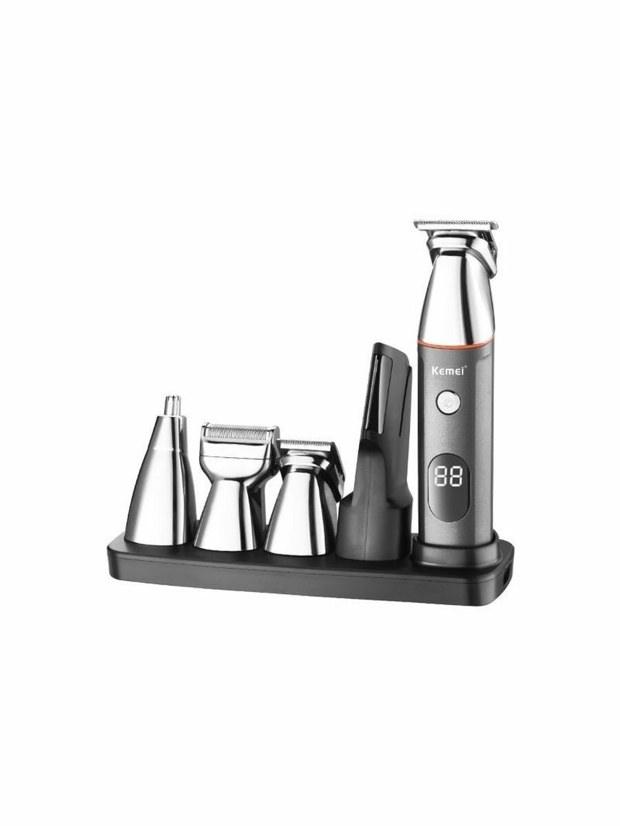 Kemei Электробритва Анализ продукта: KM-5857 (5-в-1 триммер для семьи), черный