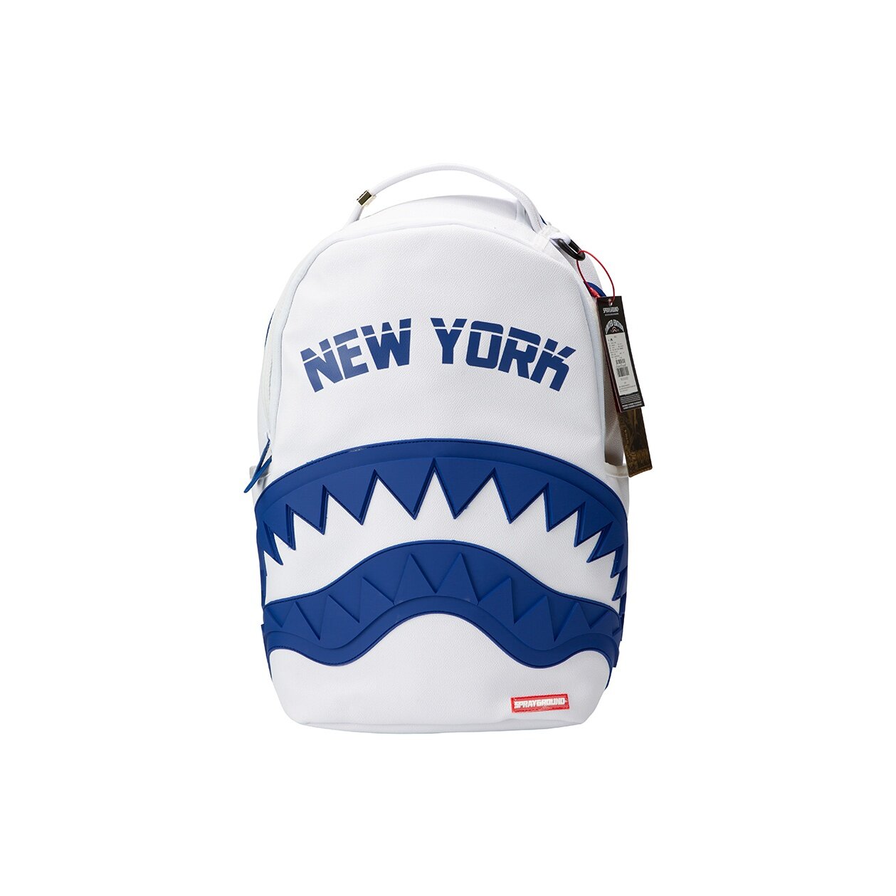 Рюкзак унисекс SPRAYGROUND PVC, натуральный белый, большого размера