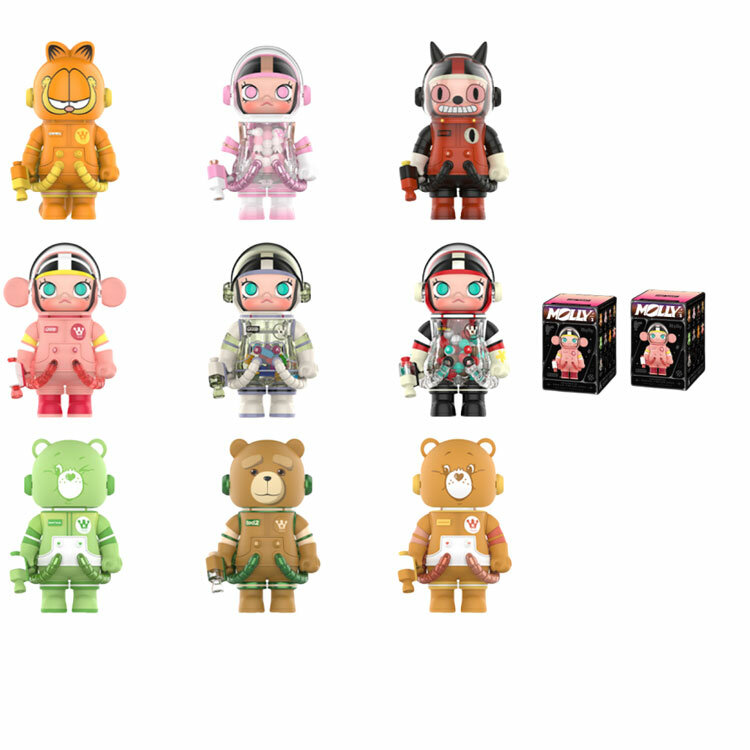 Набор игрушек унисекс POP MART Mega Space Molly Anniversary Collection 3, 2 Mystery Boxes (Random Style)