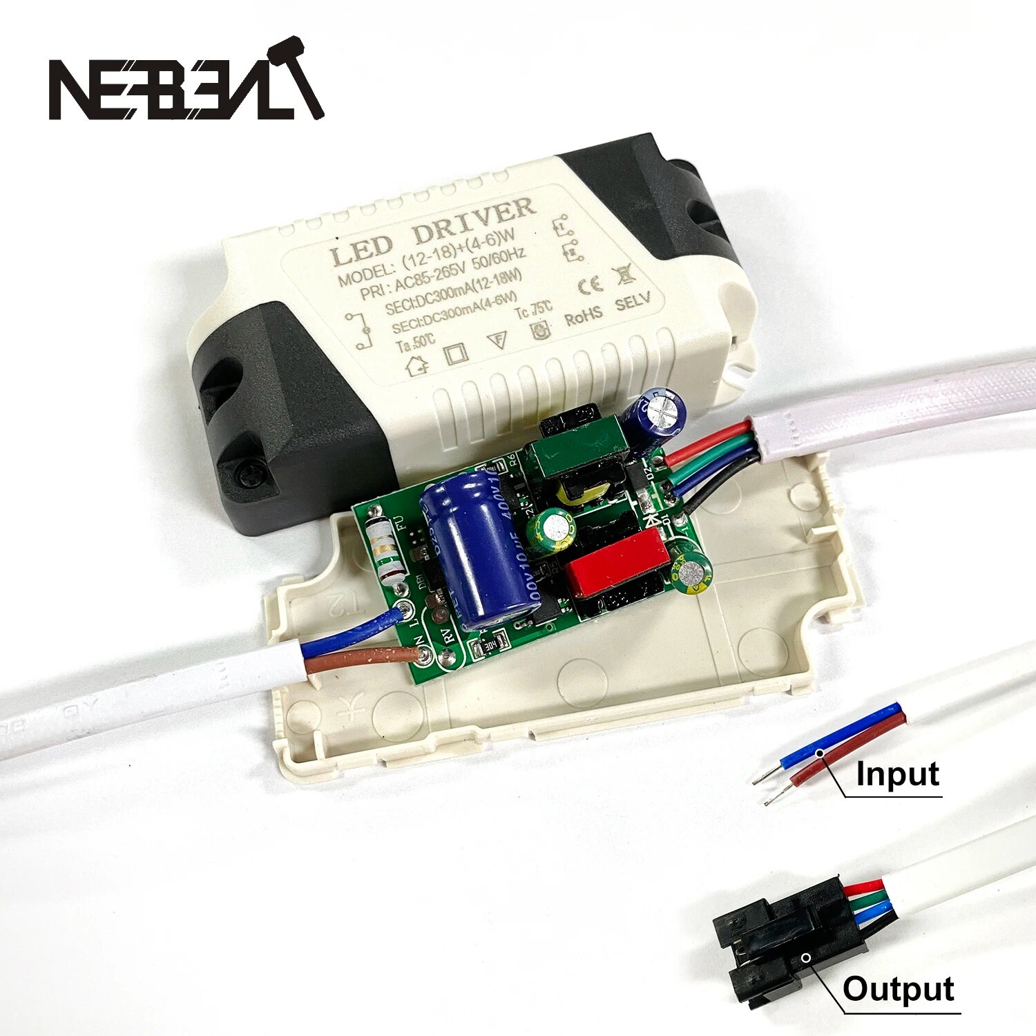 NEFBENLI Трансформатор освещения DR-PL-12-18W+4-6W