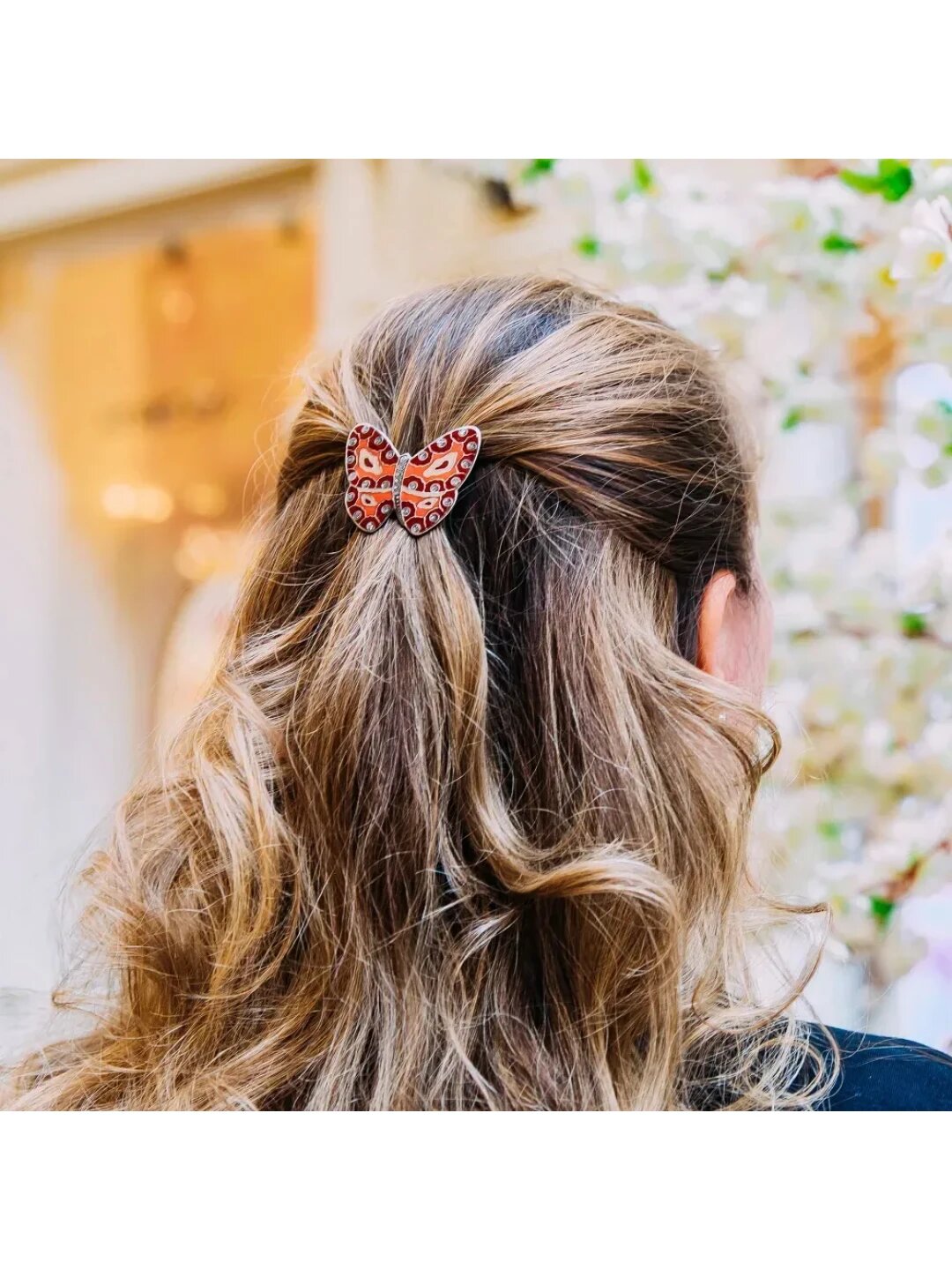 Заколка для волос Clara Bijoux Бабочка G73125 R/S