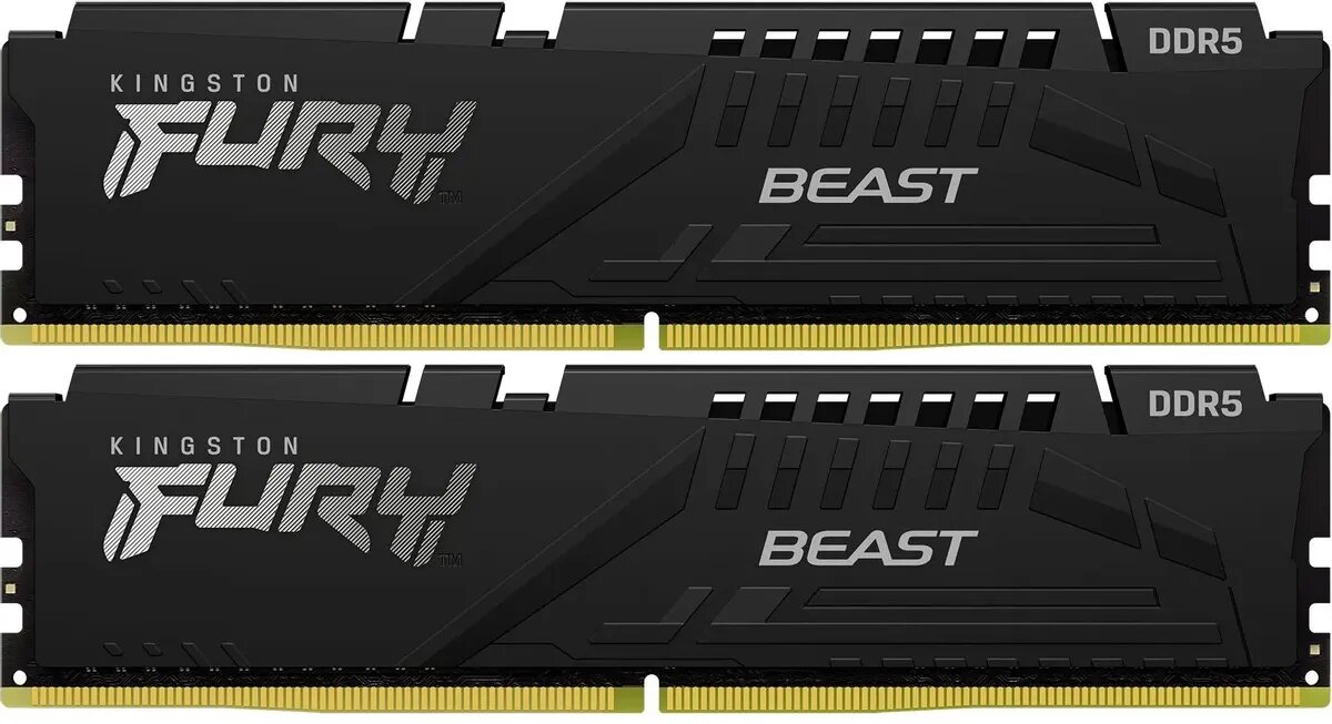 Оперативная память Kingston Fury Beast 2x32Gb DDR5 64Gb KF560C36BBEK2-64