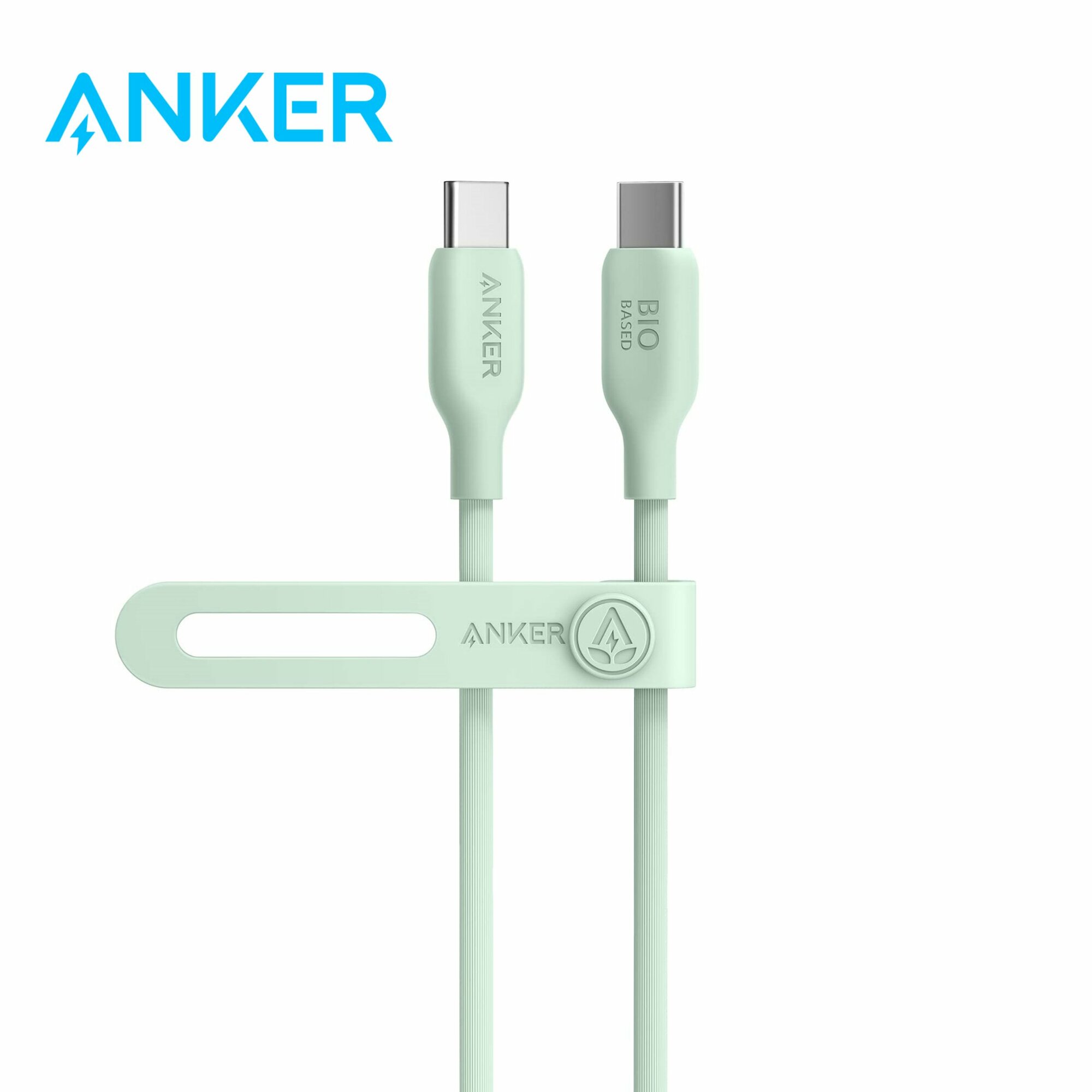 Anker 543 USB C to USB C Cable (240W 3ft), USB 2.0 Bio-Based Charging Cable для iPhone 15 / 15Pro / 15Plus / 15ProMax, MacBook Pro 2020, iPad Pro 2020, iPad Air 4, Samsung Galaxy S23 (Phantom Black)