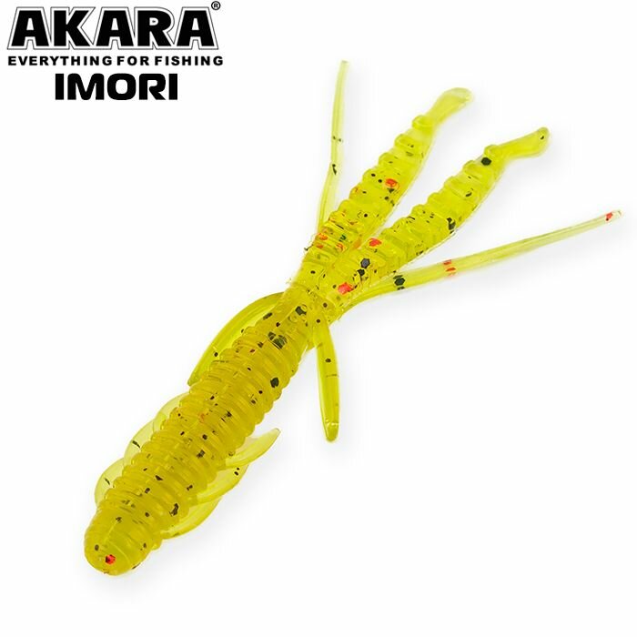 Силиконовая приманка Твистер Akara Imori 75мм, 6 шт. №K002