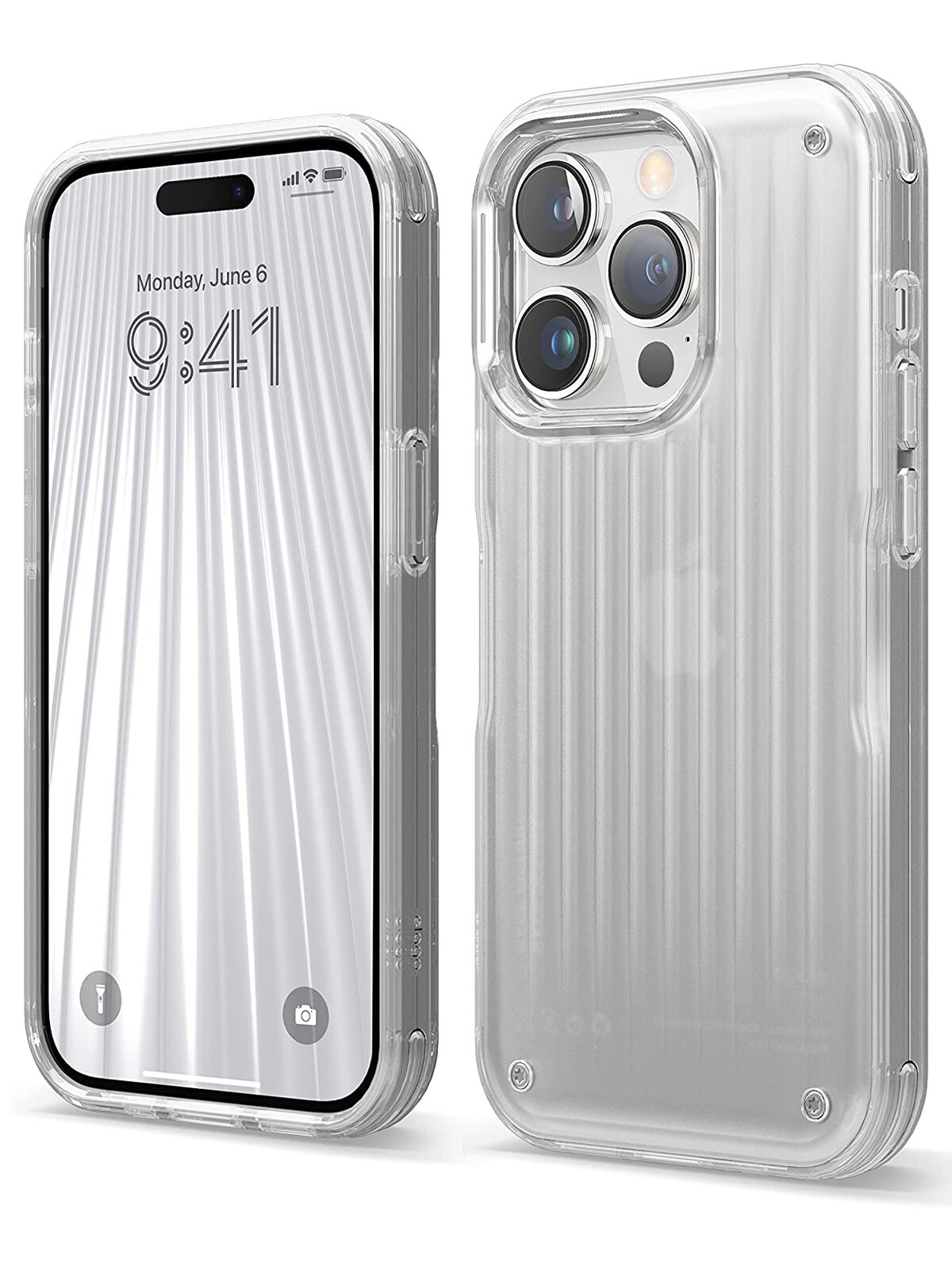 Elago для iPhone 14 Pro чехол BUCKLER (pc/tpu) Transparent