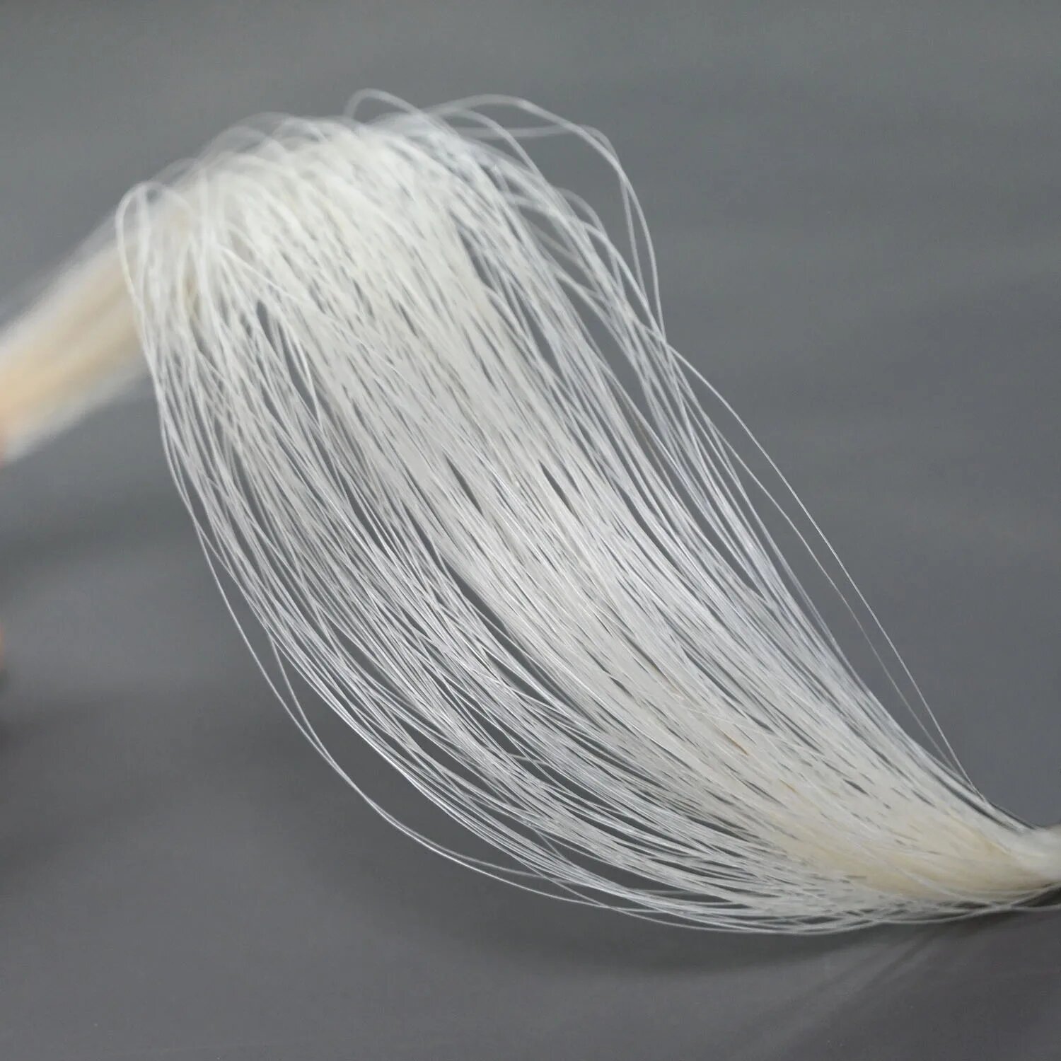 VINGOBOW Волос для смычка скрипки, неотбеленный, монгольский, 2 шт.