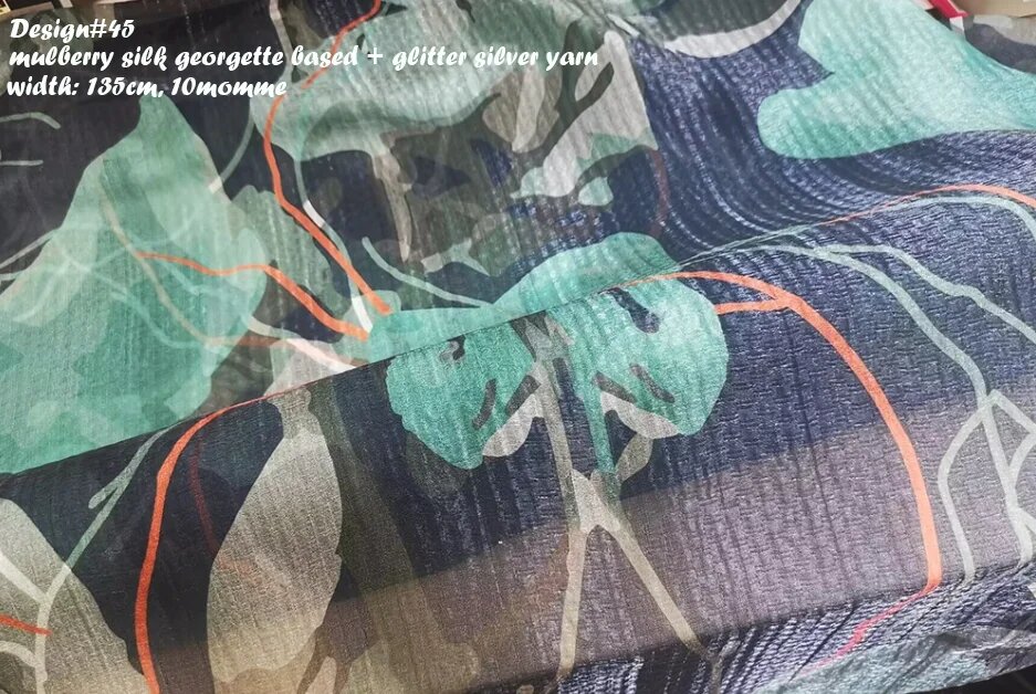 Шелковая ткань Fabric Shipper Розовый, Design 45