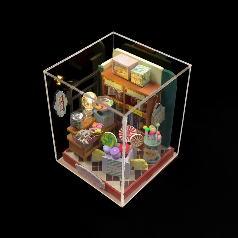 Игрушечная хижина Hongda DIY Hut, ручная работа, в сборе, мини-хижина, творческие игрушки, подарок