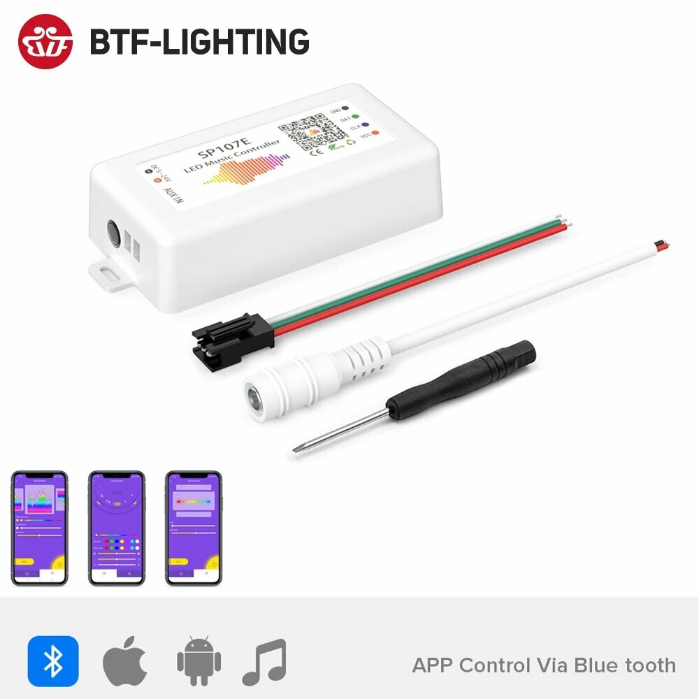 BTF-LIGHTING RGB контроллер SP107E WS2812B