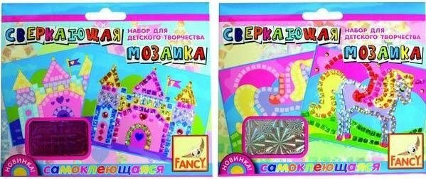 Fancy Creative FD080038 Мозаика сверкающая самоклеящаяся (6 дизайнов) fancy creative