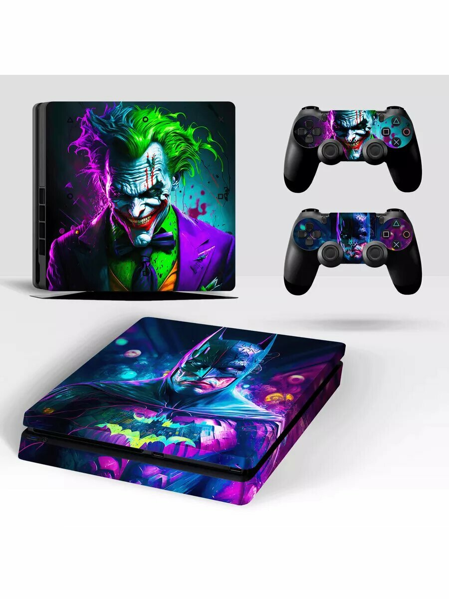 Наклейка защитная для приставки Sony PlayStation 4 SLIM