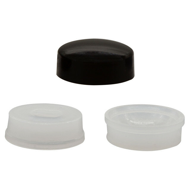 Колпачок декоративный на универсальный шуруп 3,5-4,0мм черный 10шт