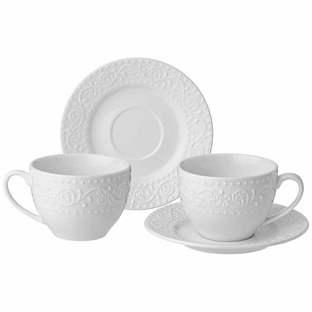 Чайный набор lefard "Floral" на 2 пер. 4 пр. 290 мл