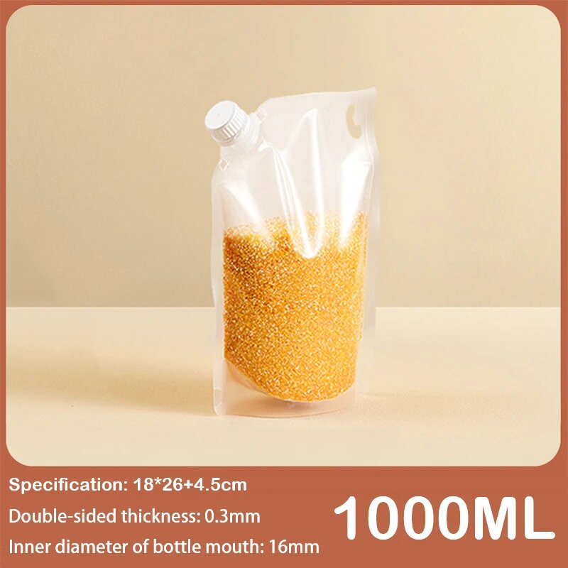 Прозрачная сумка для хранения зерна 1PCS, 1000G