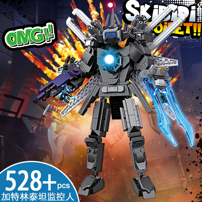 Модная серия Bama Toilet Man, маленькие строительные блоки, фигурка Титана, фигурка наблюдателя, игрушка для детей, оптовая продажа