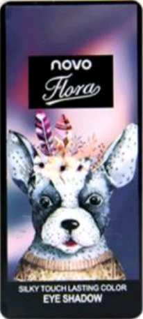 Novo Flora Палетка теней для век 4 тона 4,8 г. №01