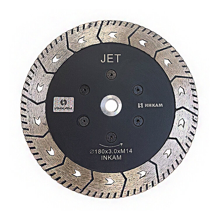Диск алмазный отрезной JET Multi d180хМ14