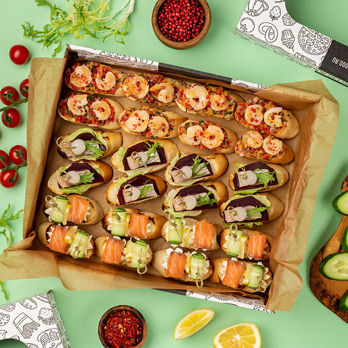 Бокс брускетт премиум #17