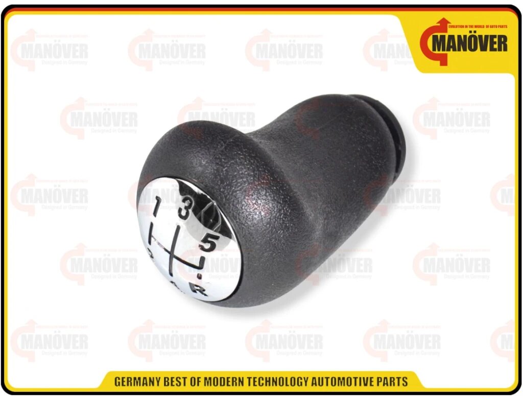 Ручка рычага КПП для а/м Lada Largus, Renault Logan (микрофон) хром MANOVER