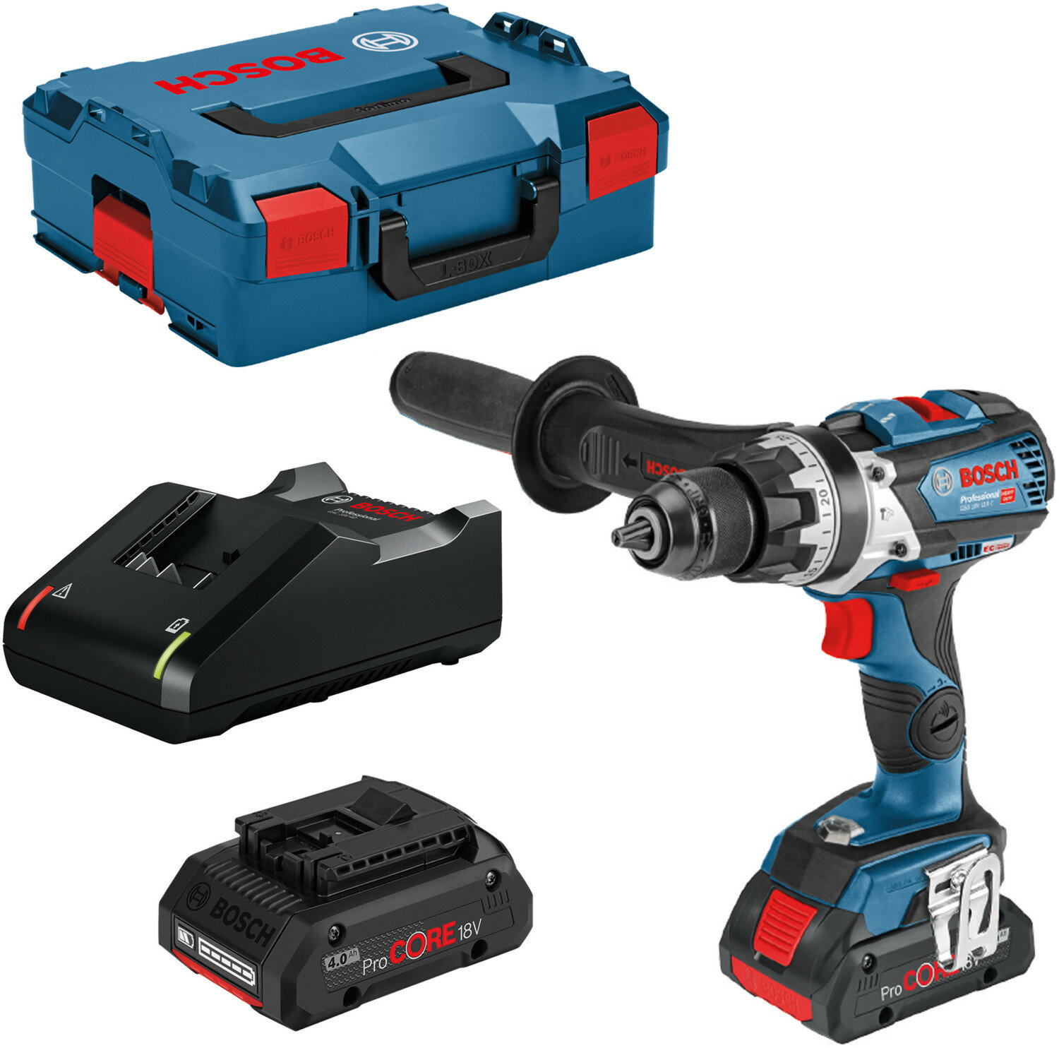 Дрель Bosch GSB 18V-110 C Professional (06019G030B) акумуляторная, ударная