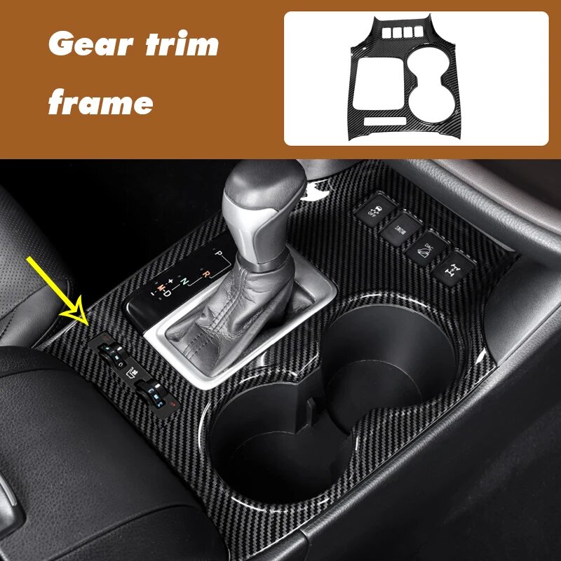 Наклейка на панель переключения передач для Toyota Highlander Kluger U50 2014-2019