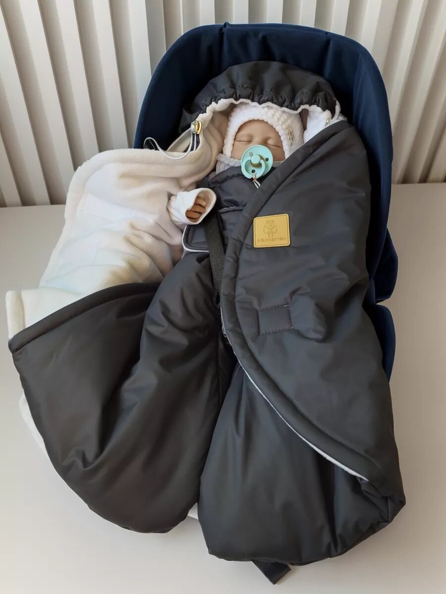 Конверт на выписку весна демисезонный для новорожденных